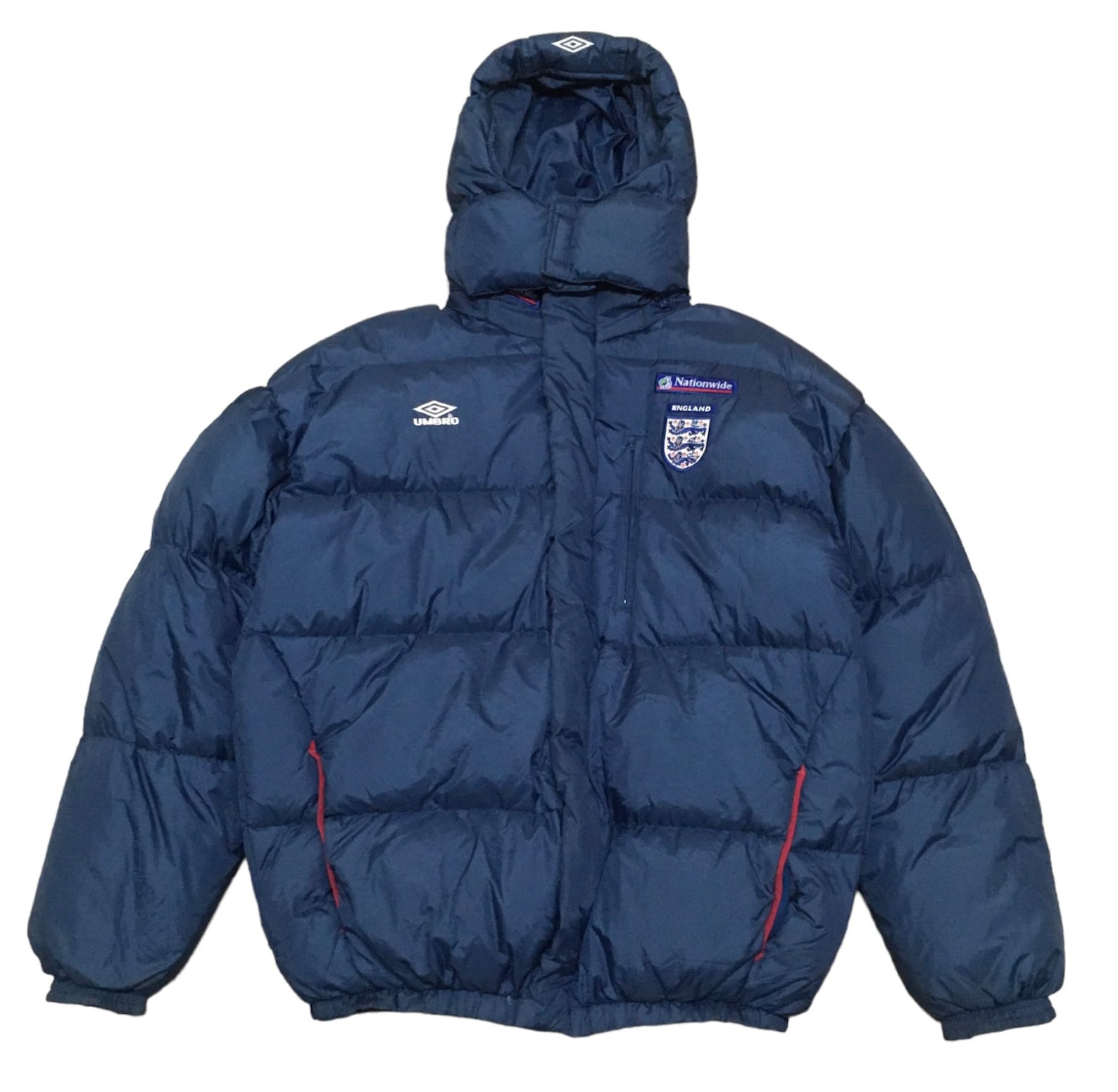 Rare Vintage Football Team England Puffer Jacket 1990s - Etsy