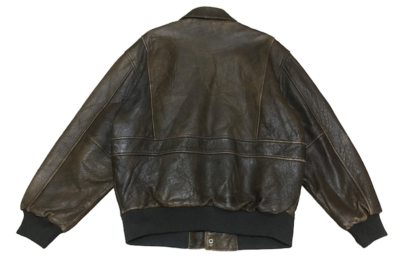 Rare Design Vintage Brand Bugle Boy Made in Usa Leather Jacket 1980s - Etsy