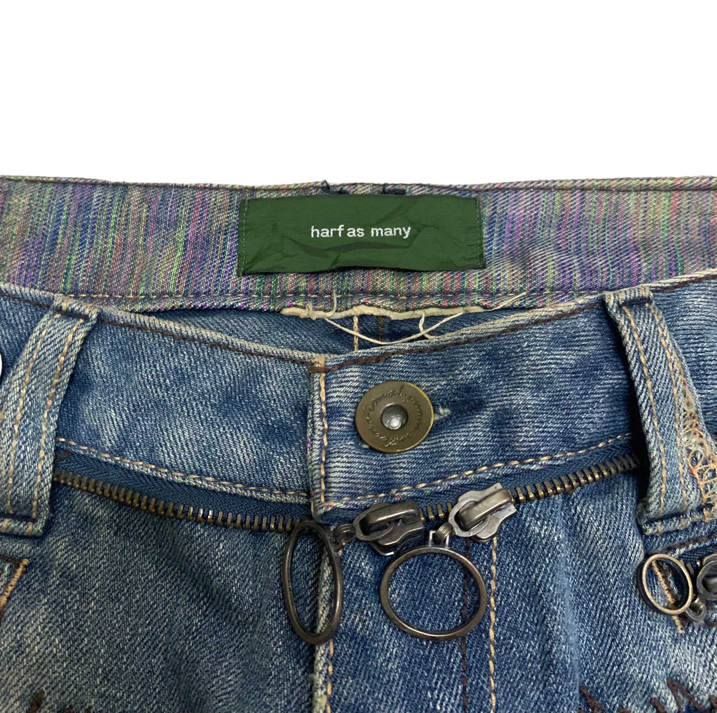 Rare Design Vintage Harfas Many Avant Garde Jeans 1990s - Etsy