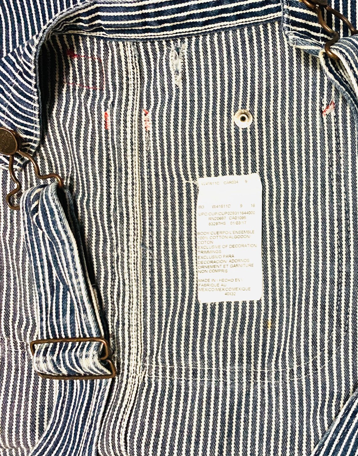 Rare Design Vintage Brand Dickies Stripe Overall 2000s - Etsy