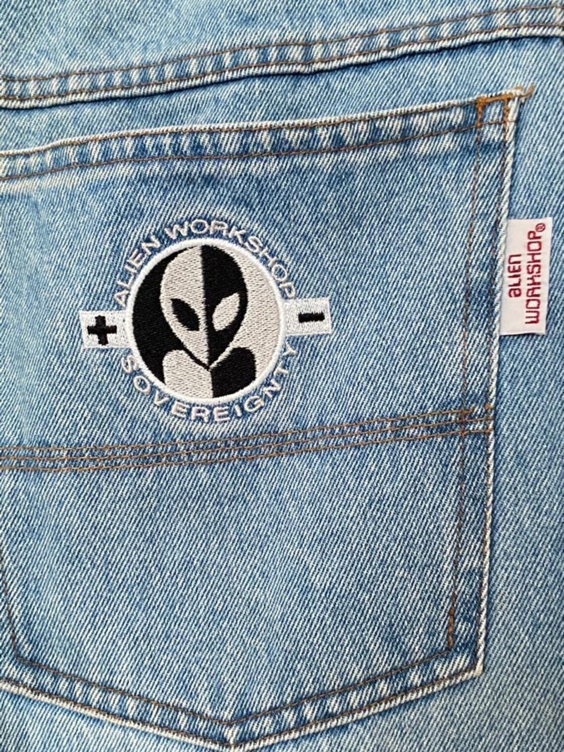 Rare Vintage Brand Alien Workshop Baggy Jeans 1990s - Etsy