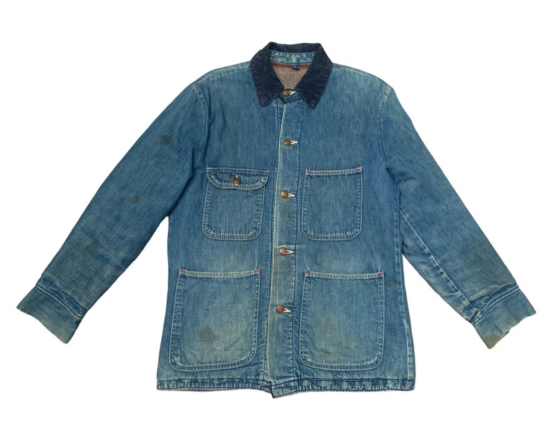 Vintage Wrangler Blue Bell Blanket Denim Chore Jacket 1950s - Etsy