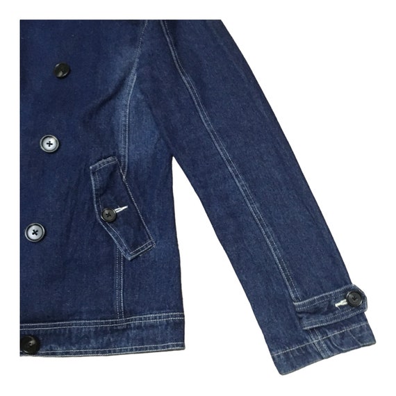 Rare Design Vintage Brand Semantic Design Denim Jacke… - Gem