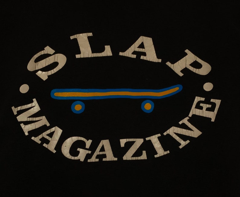 Rare Design Vintage Skater Brand Slap Magazine Hoodie 1990s - Etsy