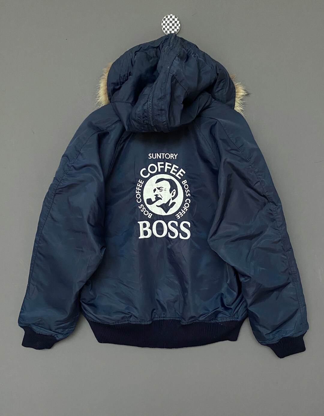 Rare Design Vintage Japanese Brand Suntory Boss Coffee Jacket - Etsy