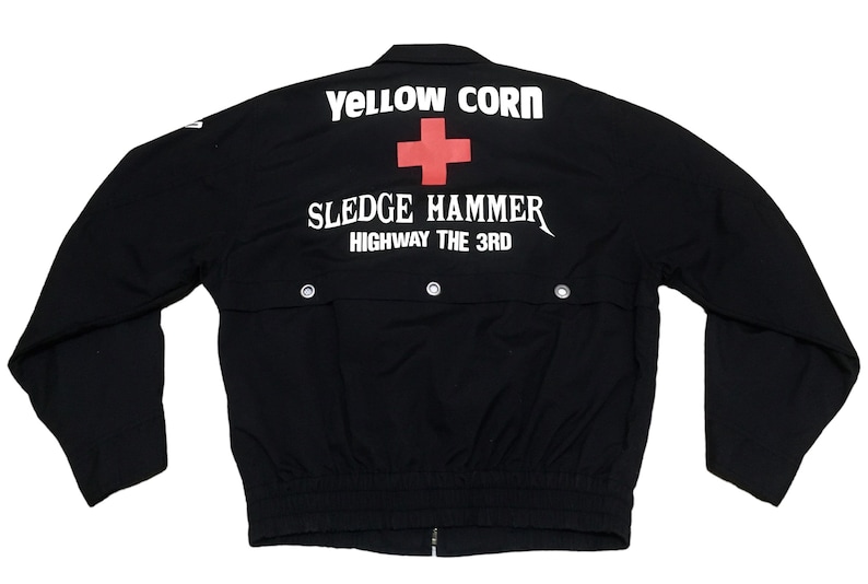 Rare Design Vintage Brand Yellow Corn Racing Jacket 1990s - Etsy