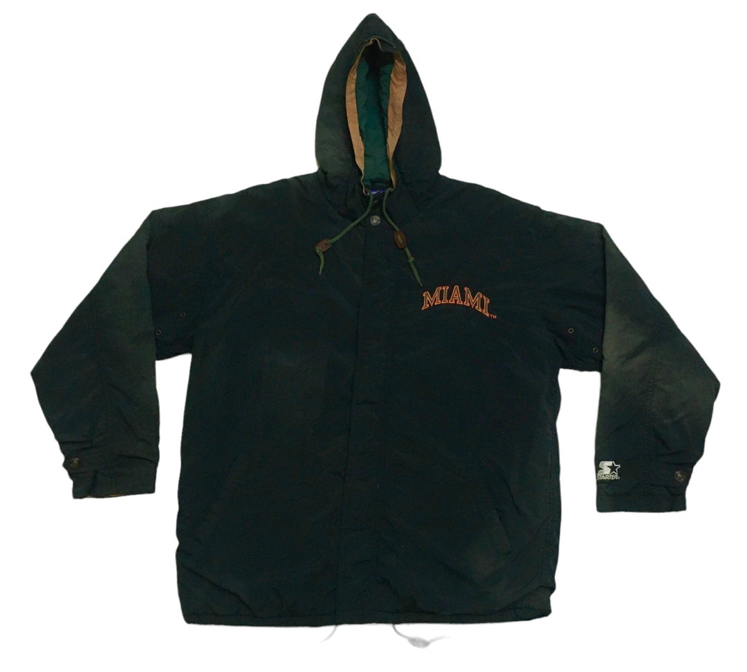 Rare Vintage Brand Starter NFL Miami Hurricanes Jacket 1990s - Etsy