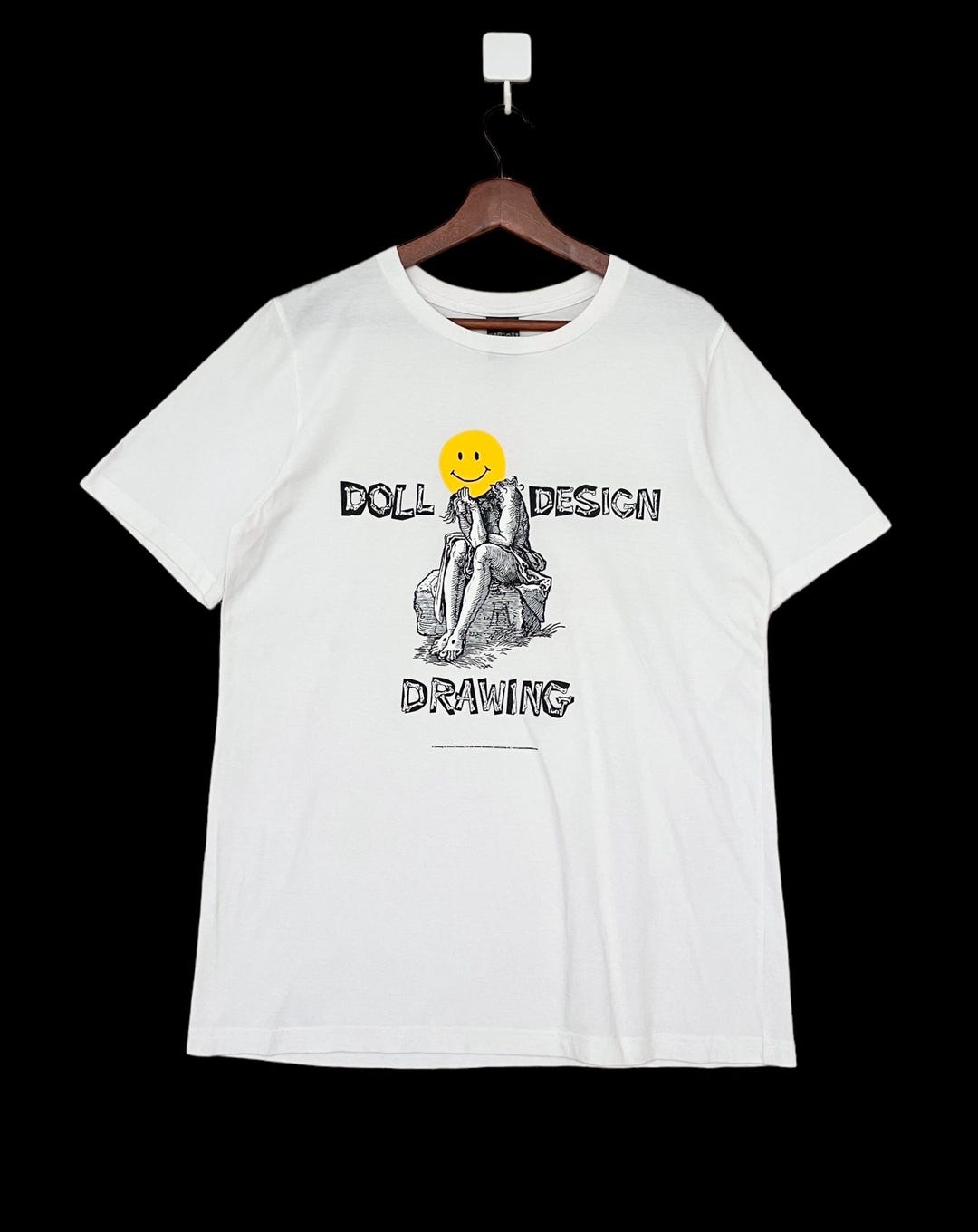 Rare Vintage Number Nine Doll Design Drawing T-shirt 2000s - Etsy