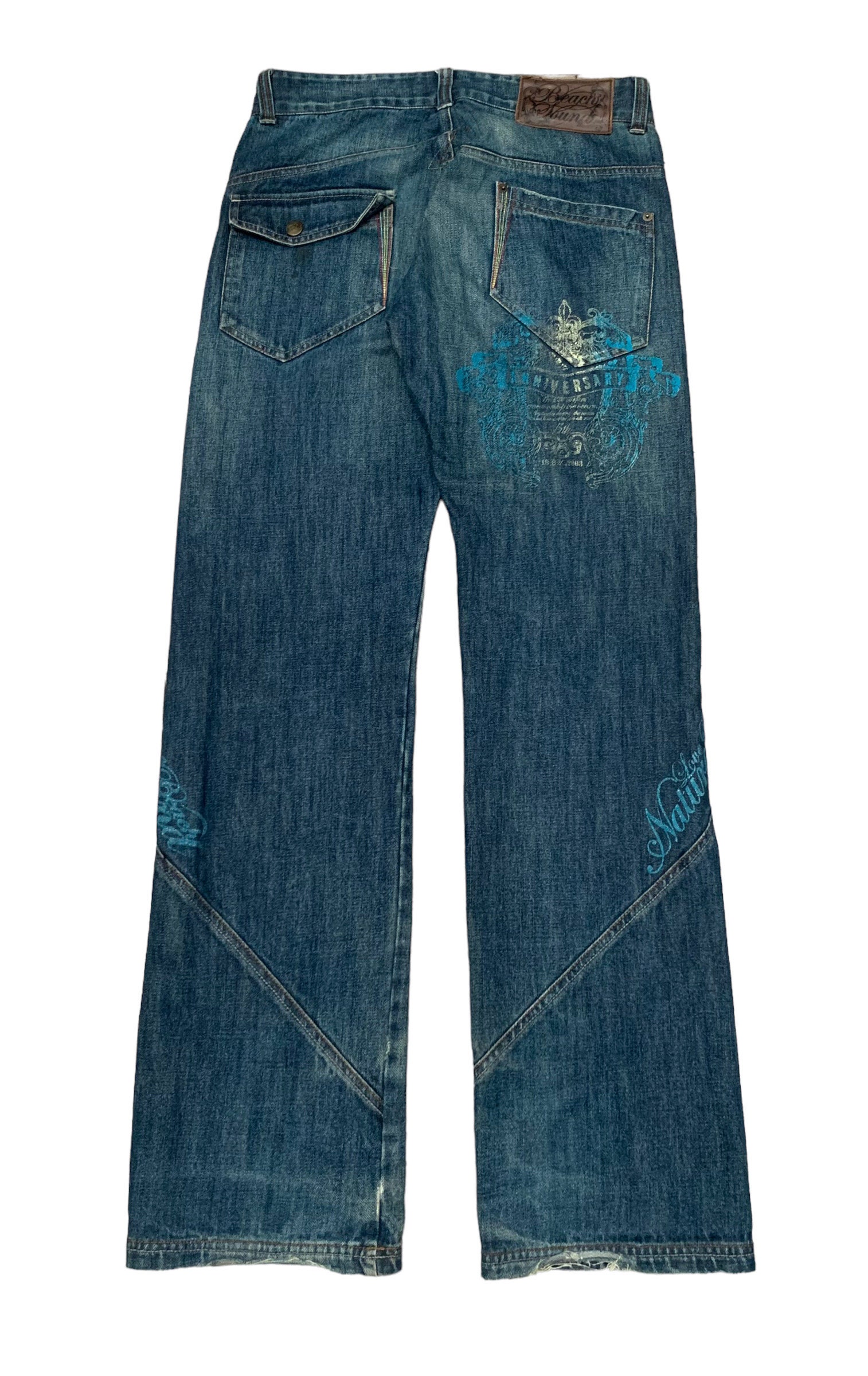 Rare Design Vintage Japanese Brand Beach Sound Jeans 1990s - Etsy