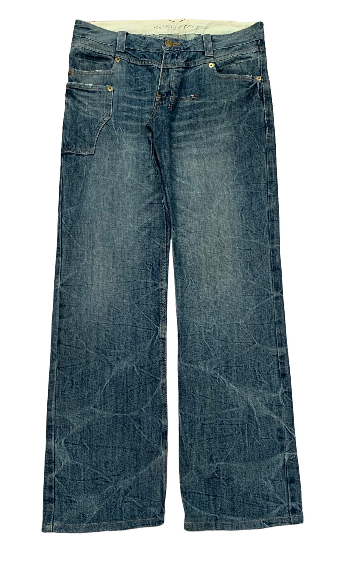 Rare Design Vintage Japanese Brand Twenty Works Jeans 1990s - Etsy