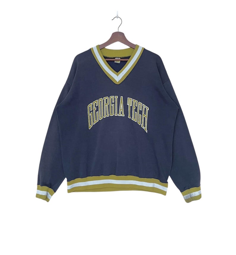 True Vintage Georgia Tech University Sweatshirt 1970s - Etsy