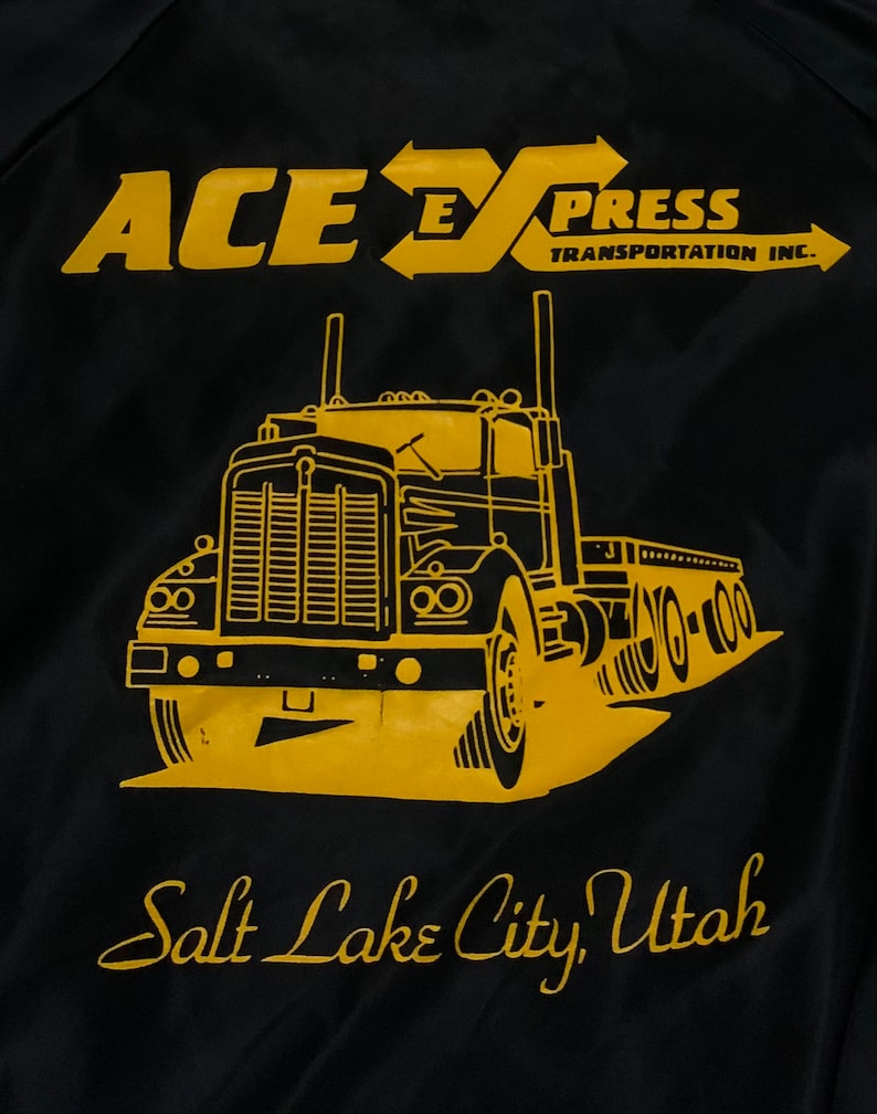 Rare Design Vintage Ace Express Flight Jacket 1990s - Etsy