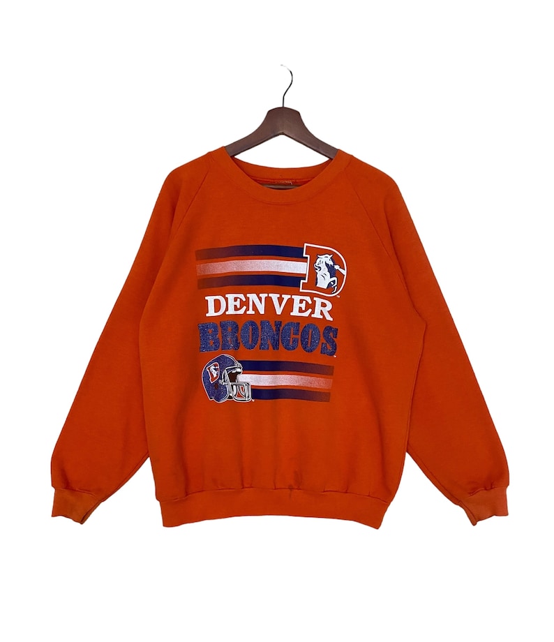 Rare Vintage NFL American Football Denver Broncos Sweatshirt 1998 - Etsy