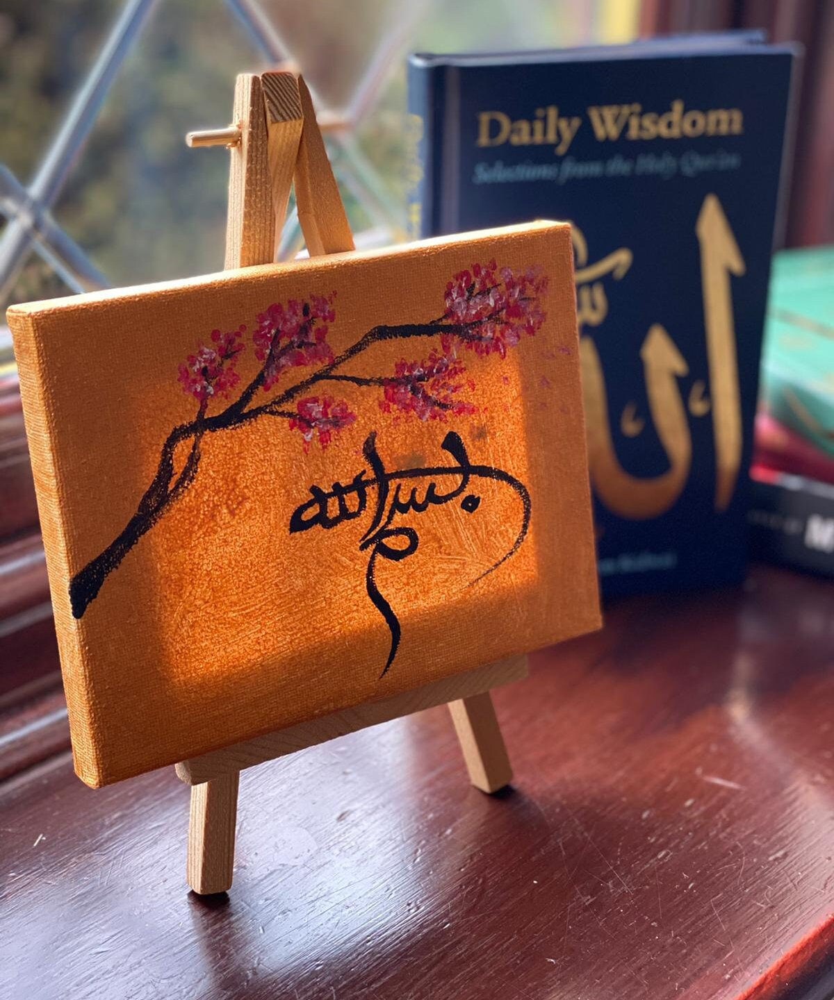 Mini Arabic Calligraphy Islamic Canvas With Easel Gift - Etsy