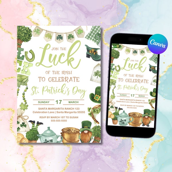 Irish Invitation - Etsy