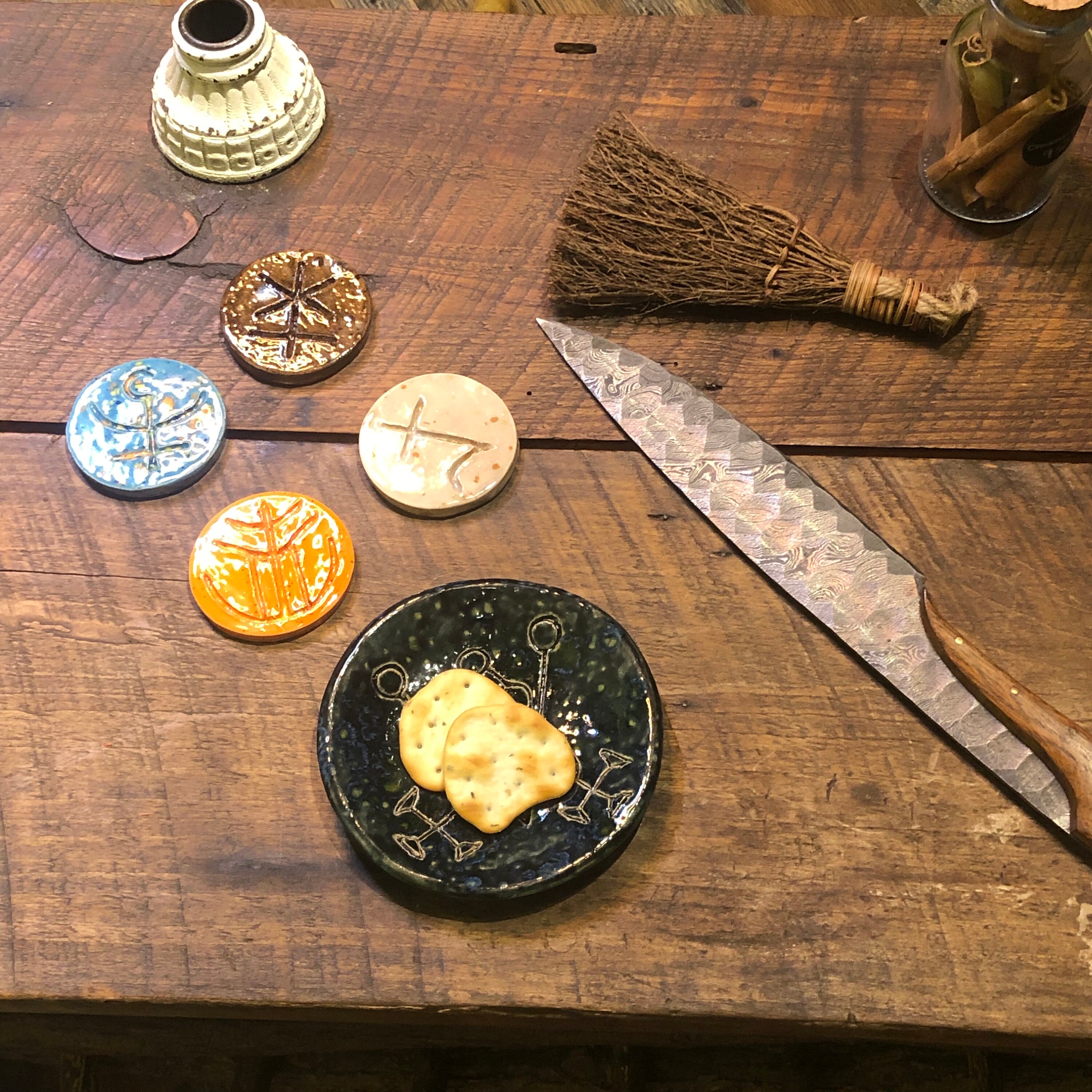 King Bael Demon Altar Sigil Offering Plate. Hand Sculpted - Etsy