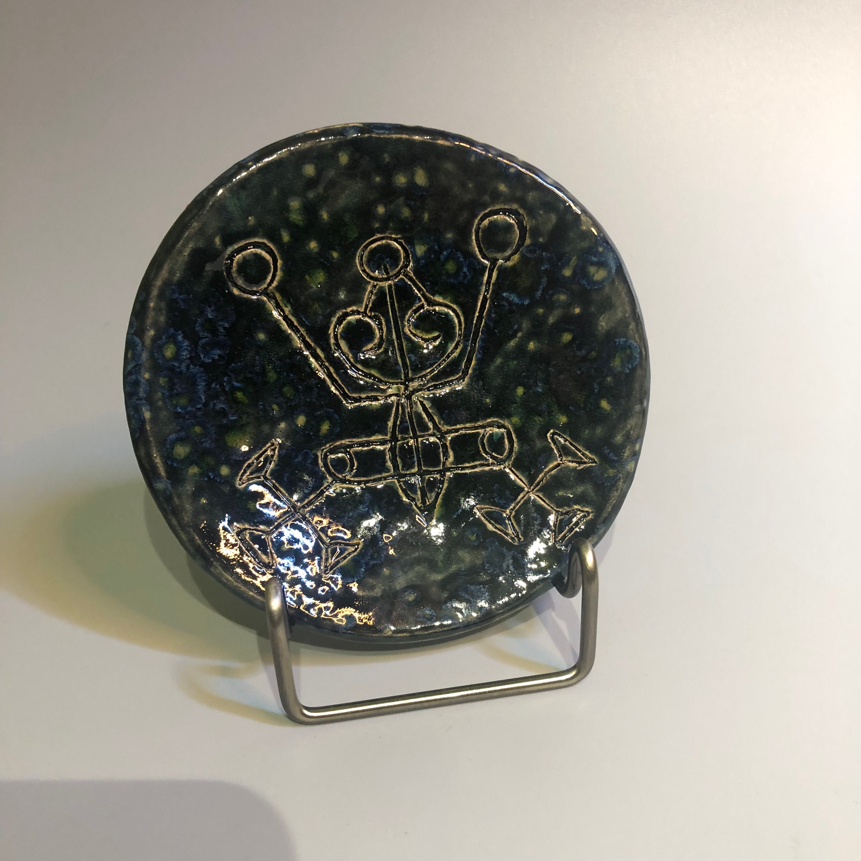 King Bael Demon Altar Sigil Offering Plate. Hand Sculpted - Etsy