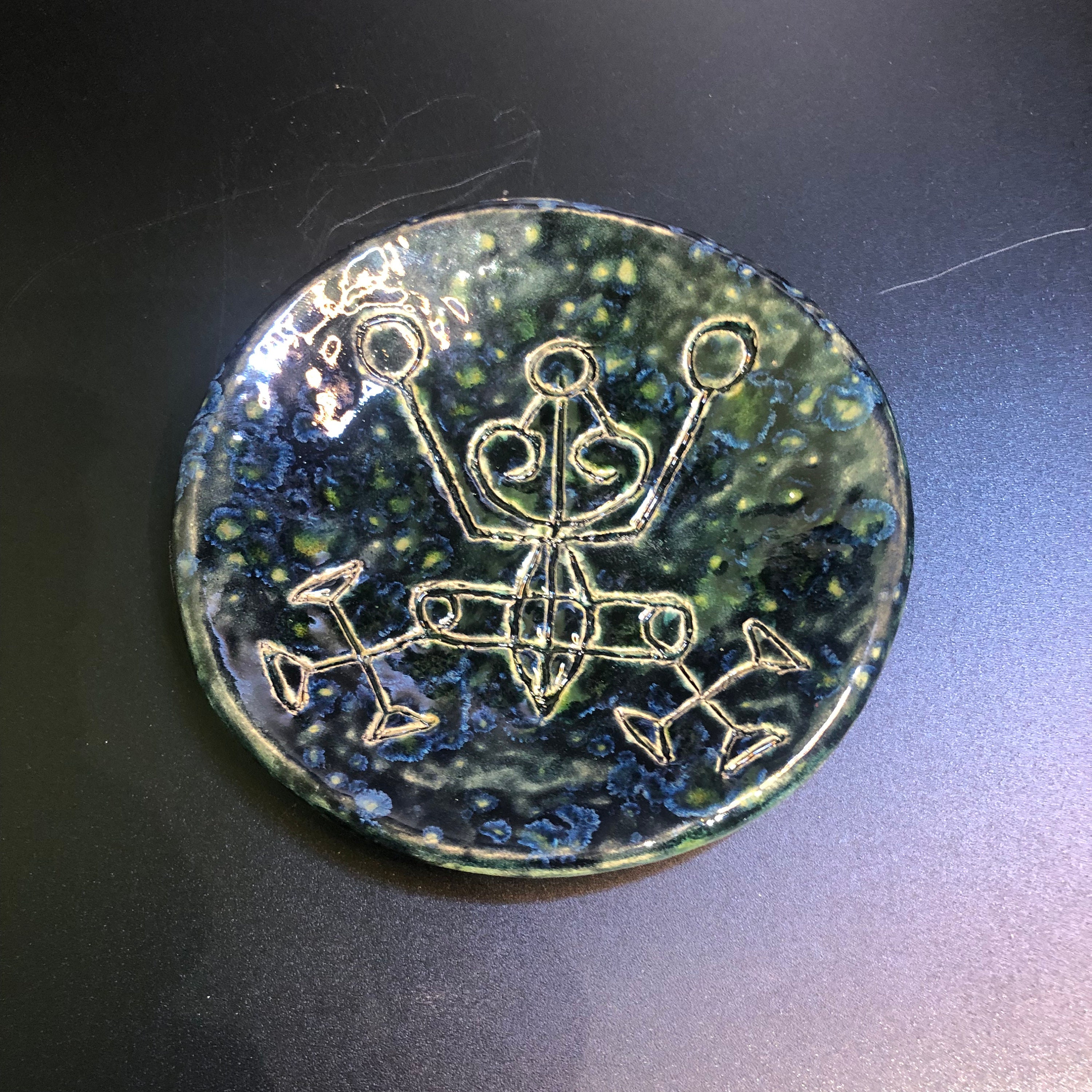 King Bael Demon Altar Sigil Offering Plate. Hand Sculpted - Etsy