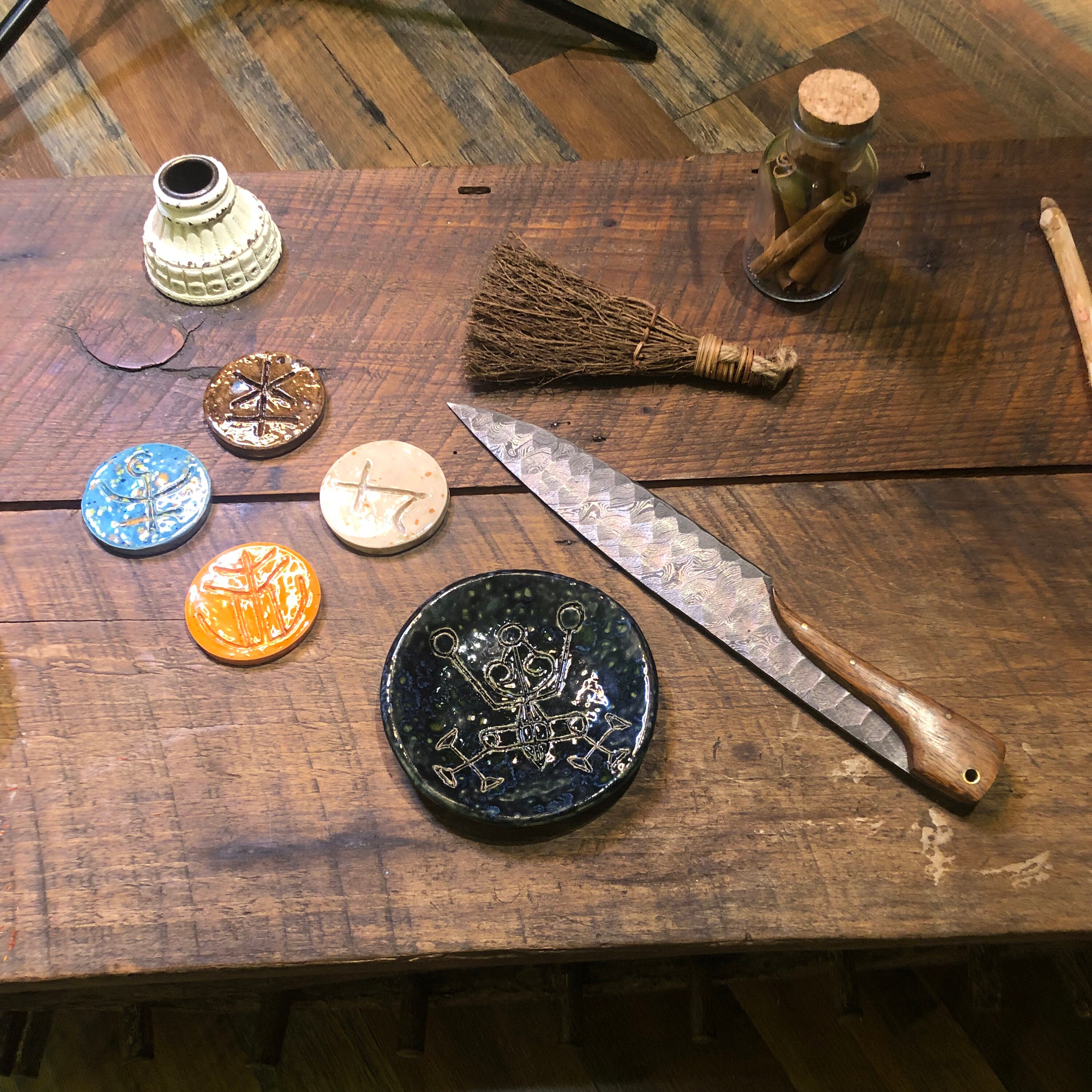 King Bael Demon Altar Sigil Offering Plate. Hand Sculpted - Etsy