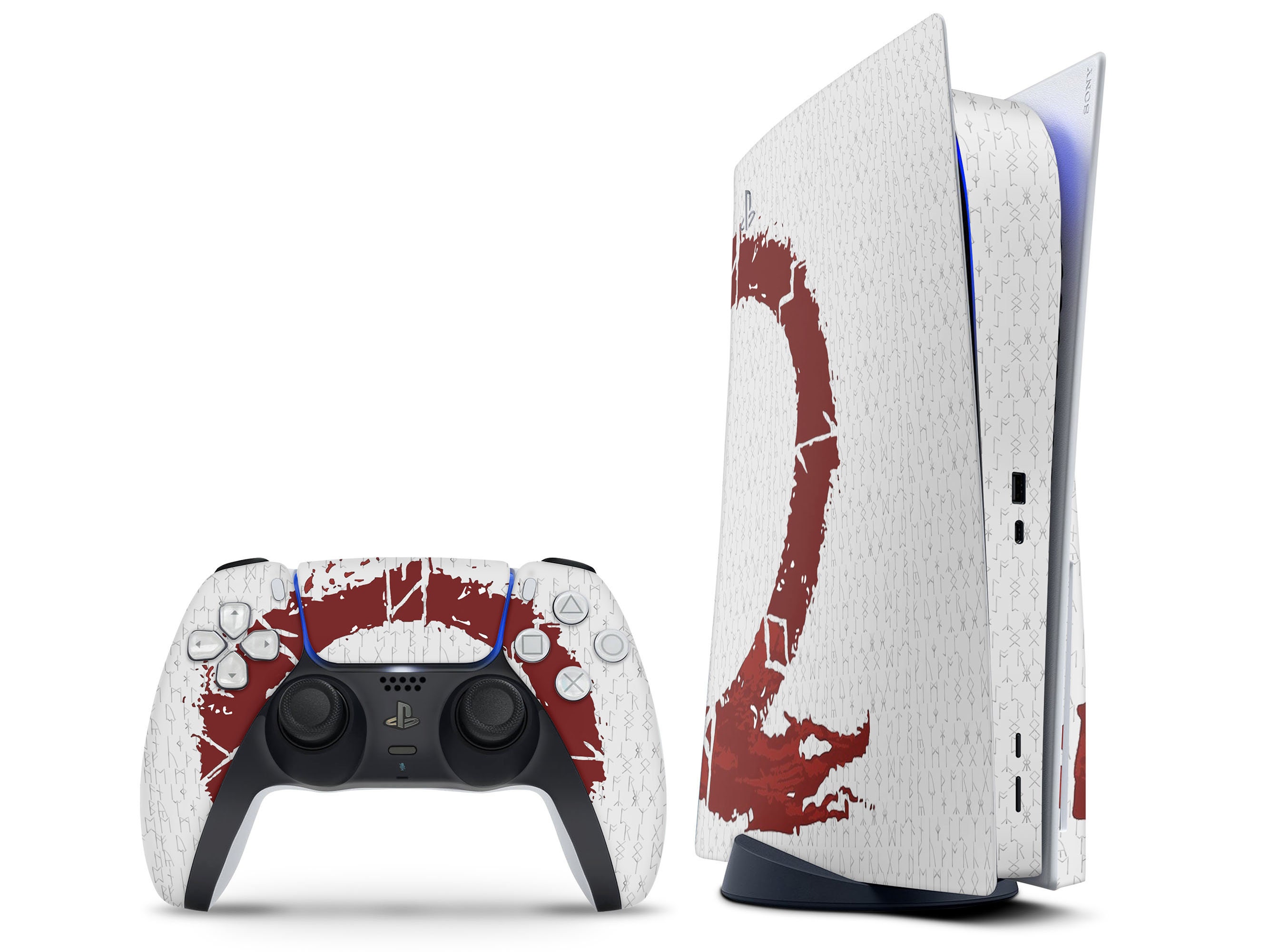God of War PS5 Skin, Kratos Ragnarok Valhalla PS5 Slim Console ...