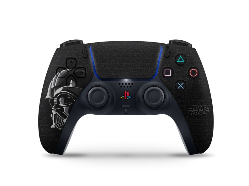 Black Darth Vader PS5 Slim Skin, Star Wars PS5 Console & Controller ...