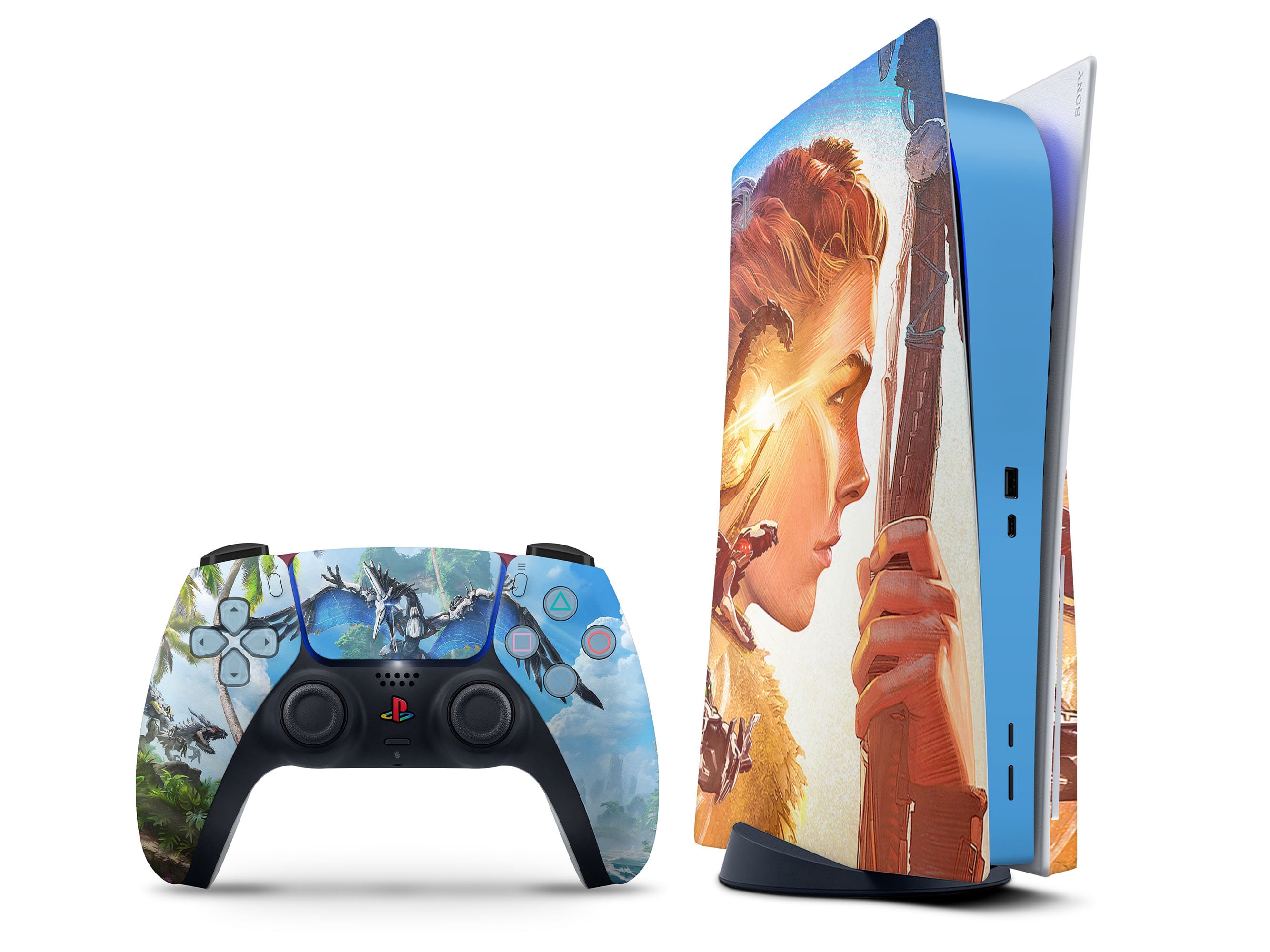 Horizon Forbidden West PS5 Skin Epic Fantasy Game PS5 Slim Playstation 5 Vinyl Wrap Custom PS5 Controller PS5 Pro Cover 3M Vinyl Etsy
