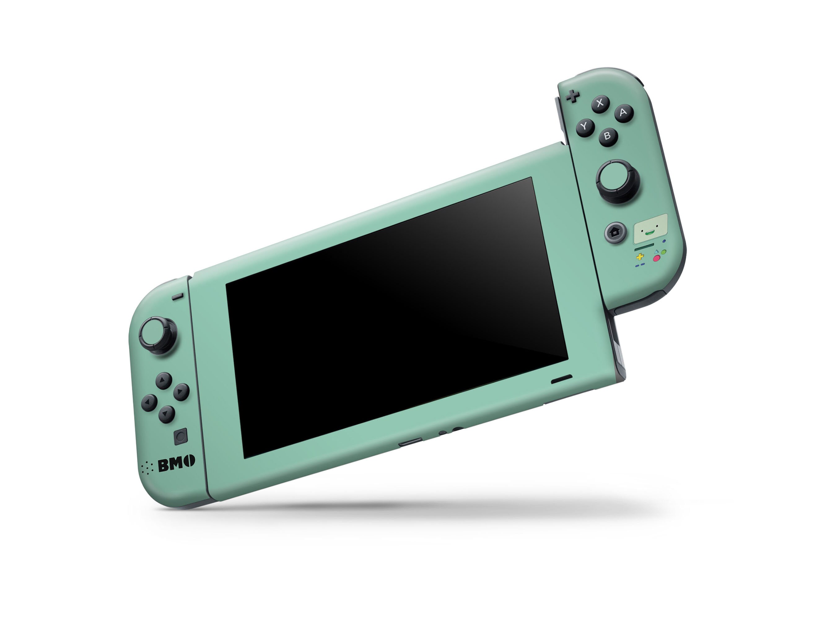 Adventure Time Beemo Nintendo Switch Skin, Teal BMO Meme Switch OLED ...