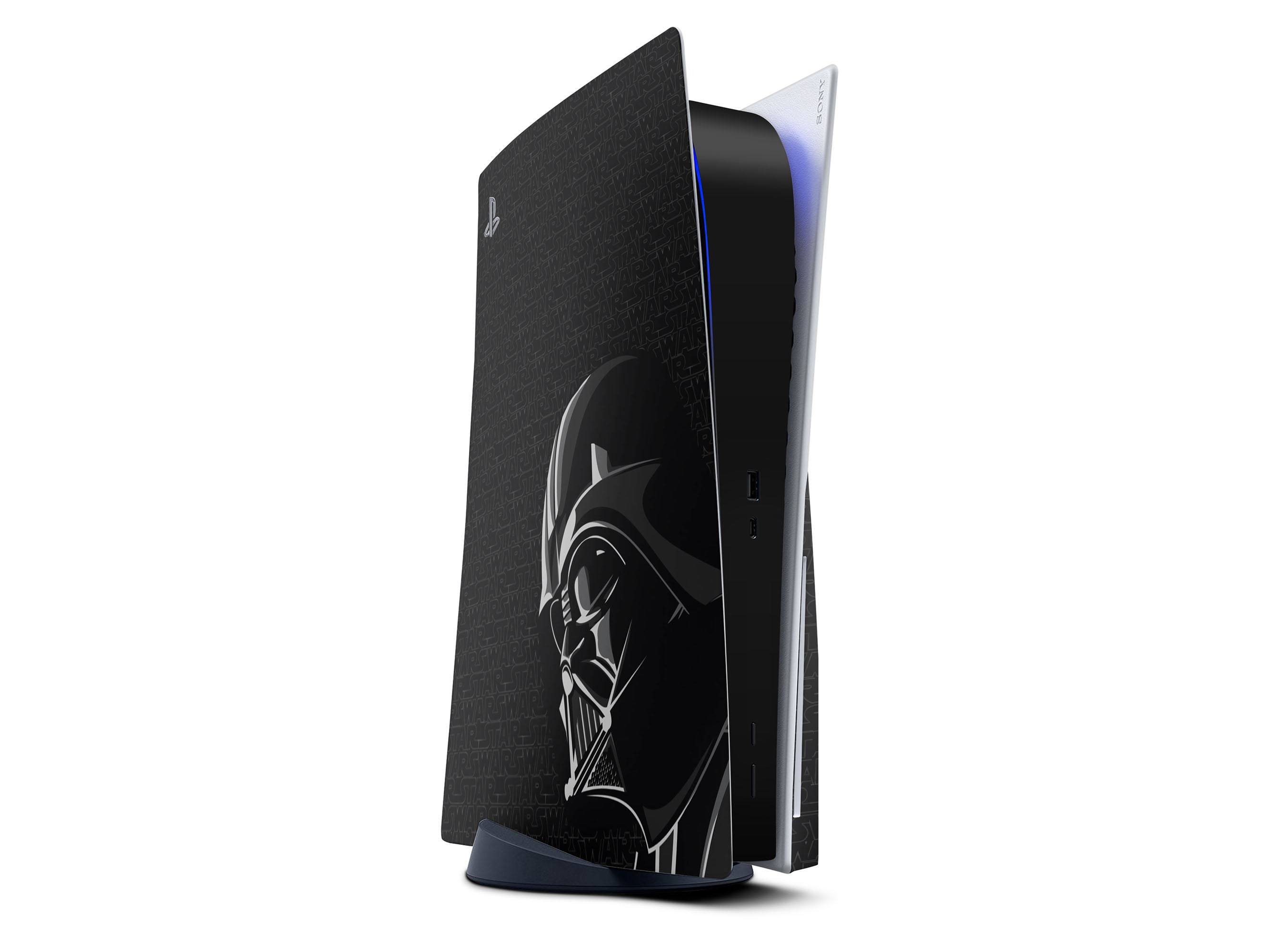 Black Darth Vader PS5 Slim Skin, Star Wars PS5 Console & Controller ...