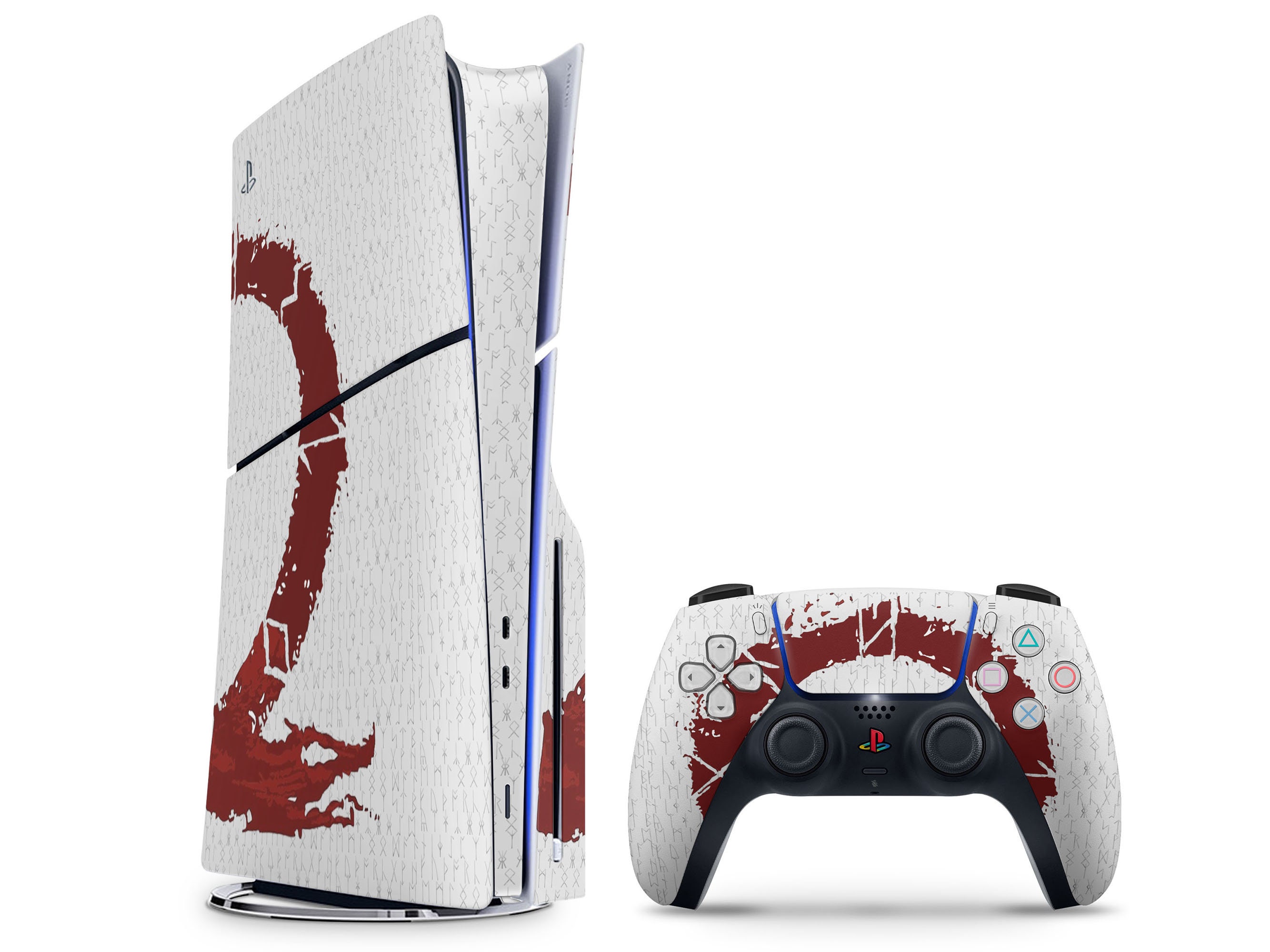 God of War PS5 Skin, Kratos Ragnarok Valhalla PS5 Slim Console ...