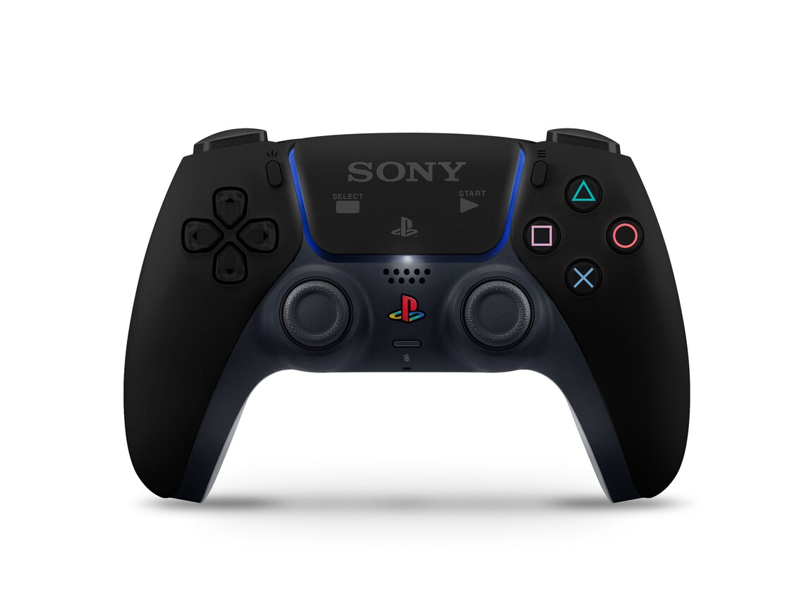 Retro Playstation 2 Logo PS5 Slim Skin, Reimainged Classic Black PS5 ...