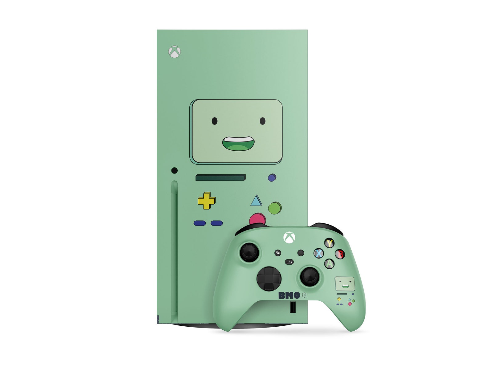 Adventure Time Beemo Xbox Series X Skin, Teal BMO Meme Xbox Series S ...