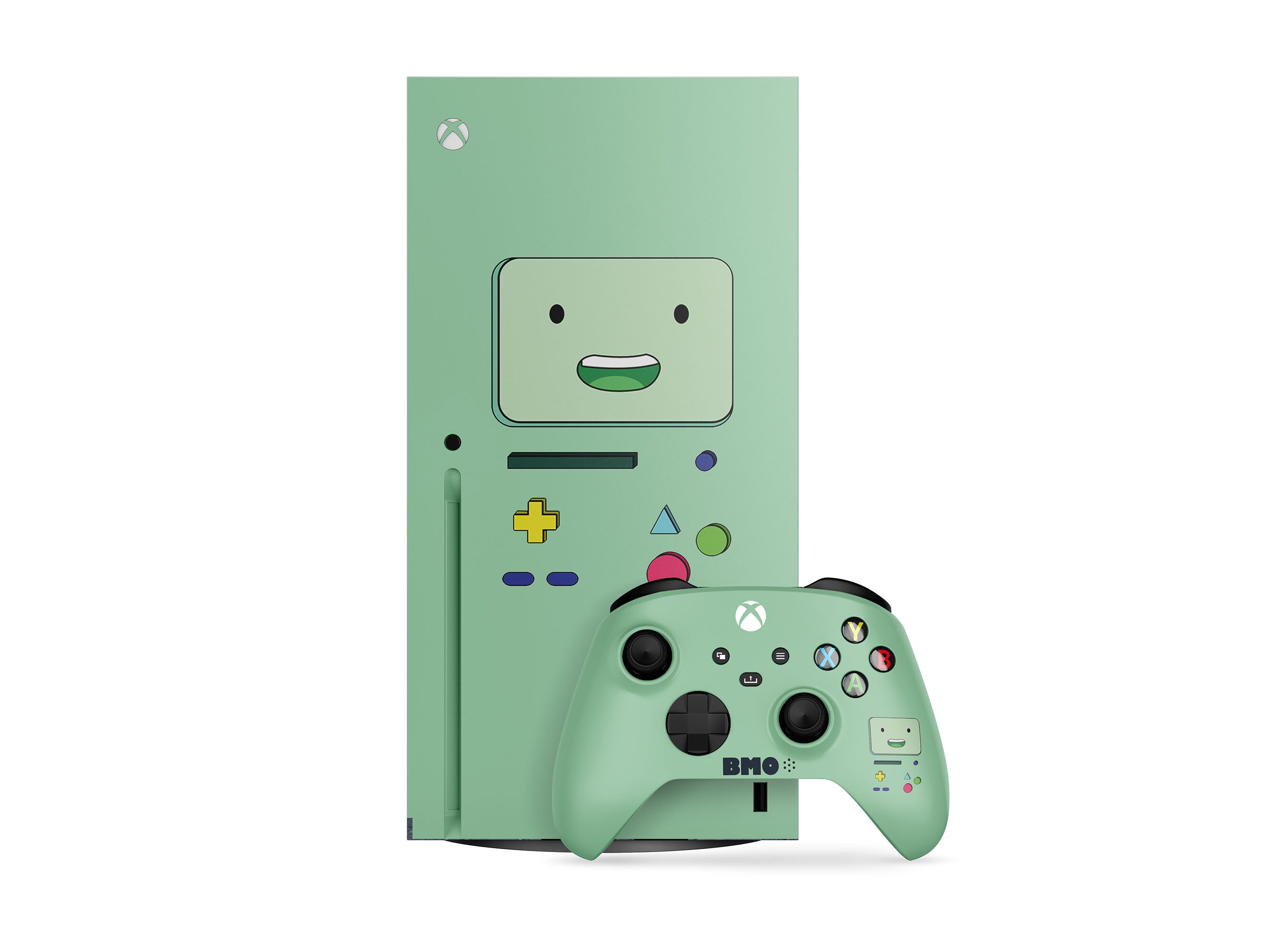Adventure Time Beemo Xbox Series X Skin, Teal BMO Meme Xbox Series S ...