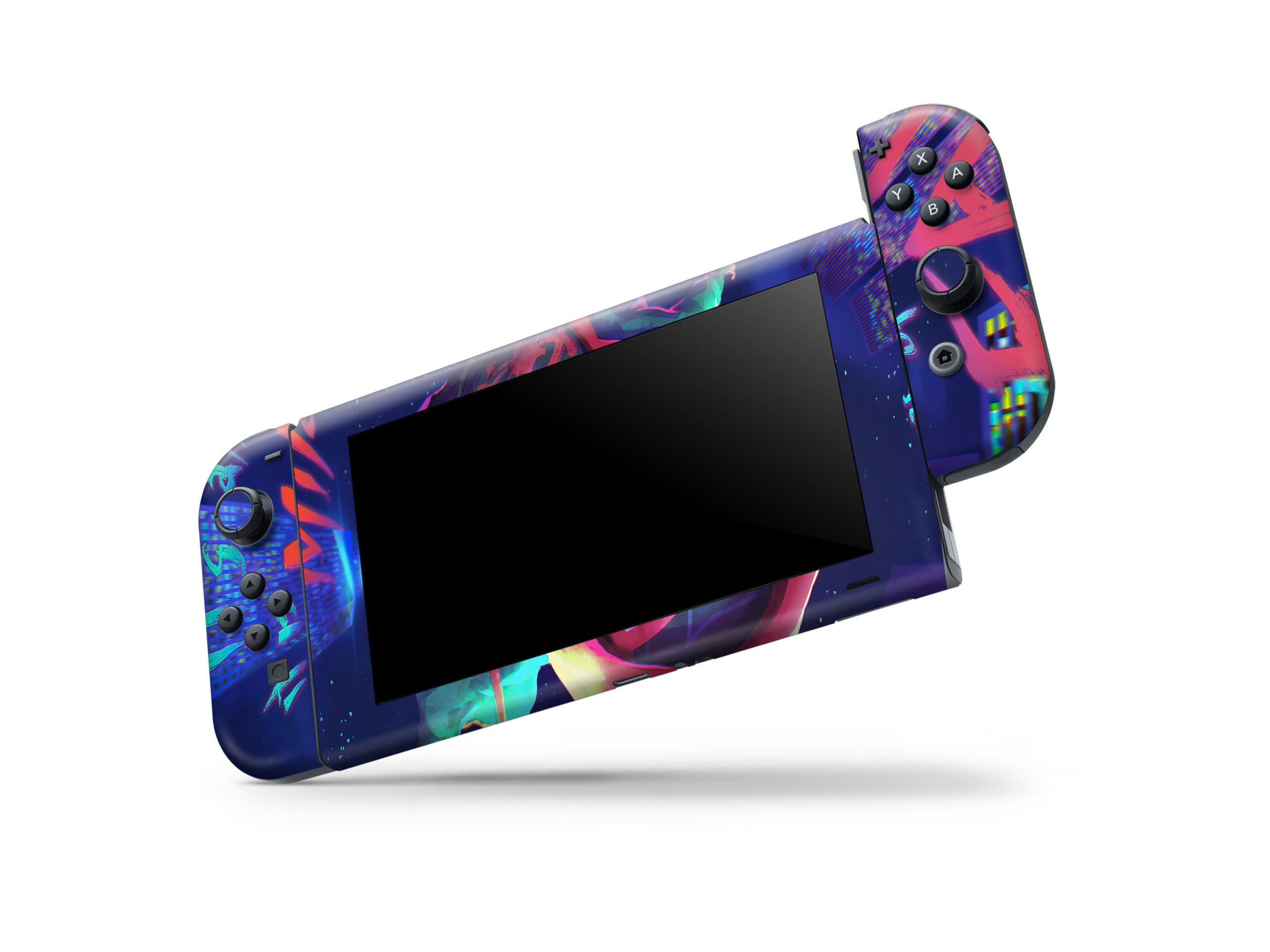 Spiderverse Spiderman Nintendo Switch Skin, Spider-man Miles Morales ...