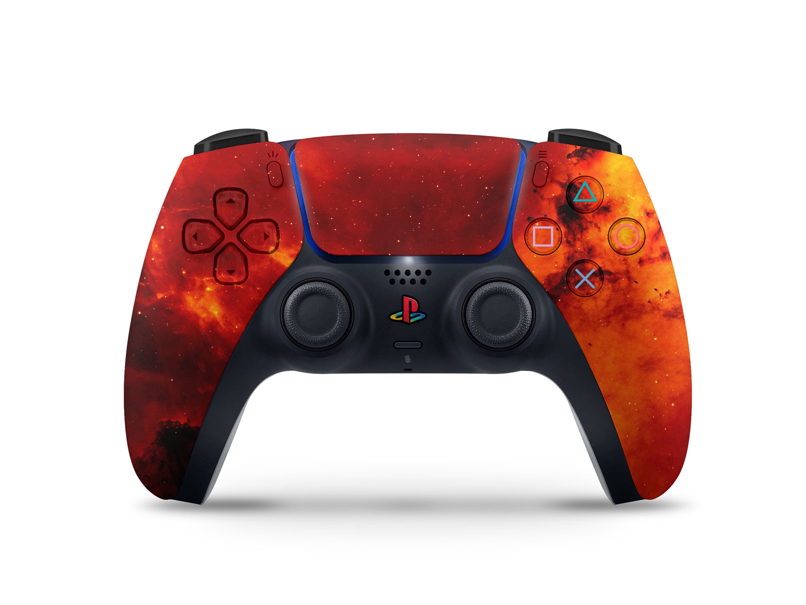 Red Stardust Galaxy PS5 Slim Skin, Outer Space Stars PS5 Console ...