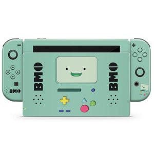 Adventure Time Beemo Nintendo Switch Skin, Teal BMO Meme Switch 2 OLED ...