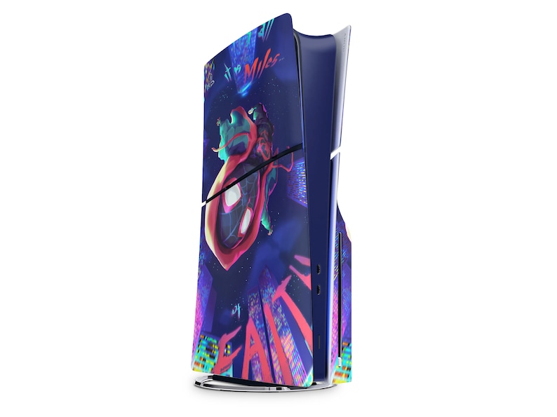 Spiderverse Spiderman PS5 Skin, Spider-man Miles Morales PS5 Slim ...