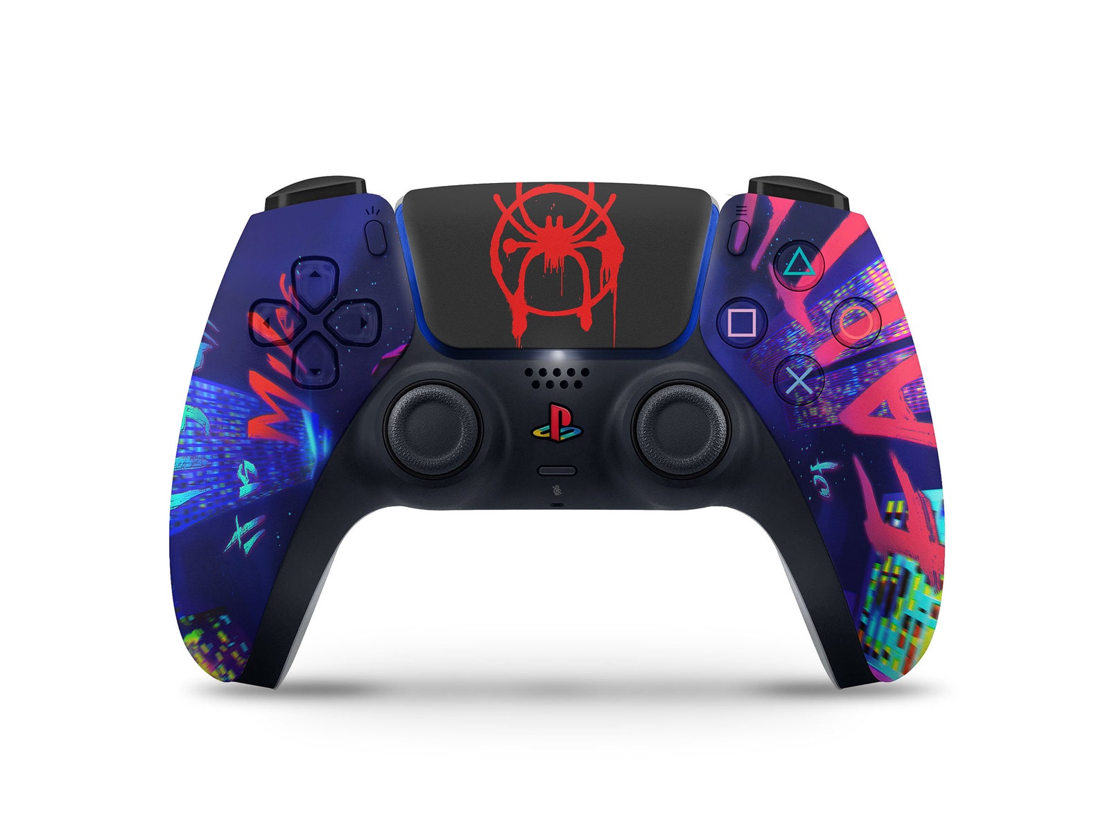 Spiderverse Spiderman PS5 Skin, Spider-man Miles Morales PS5 Slim Playstation 5 Vinyl Wrap ...