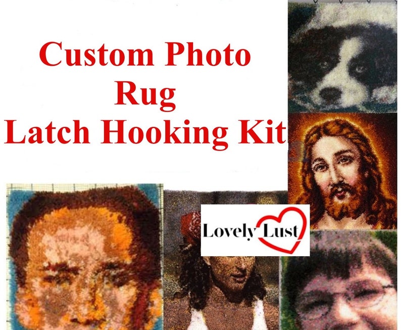 Rug Making Latch Hooking Kit | Personalized - Etsy