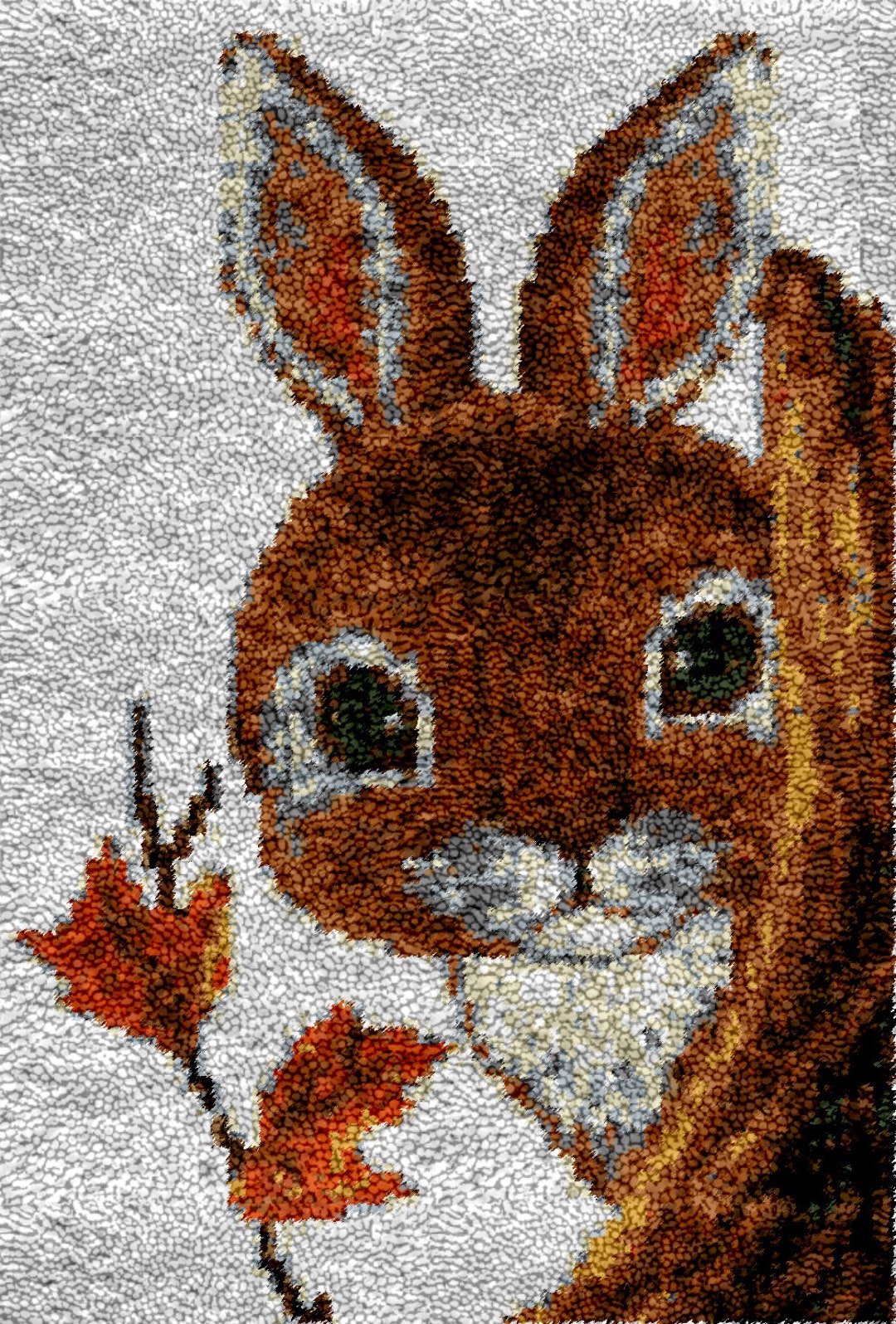 Rug Making Latch Hooking Kit | Rabbit - Etsy