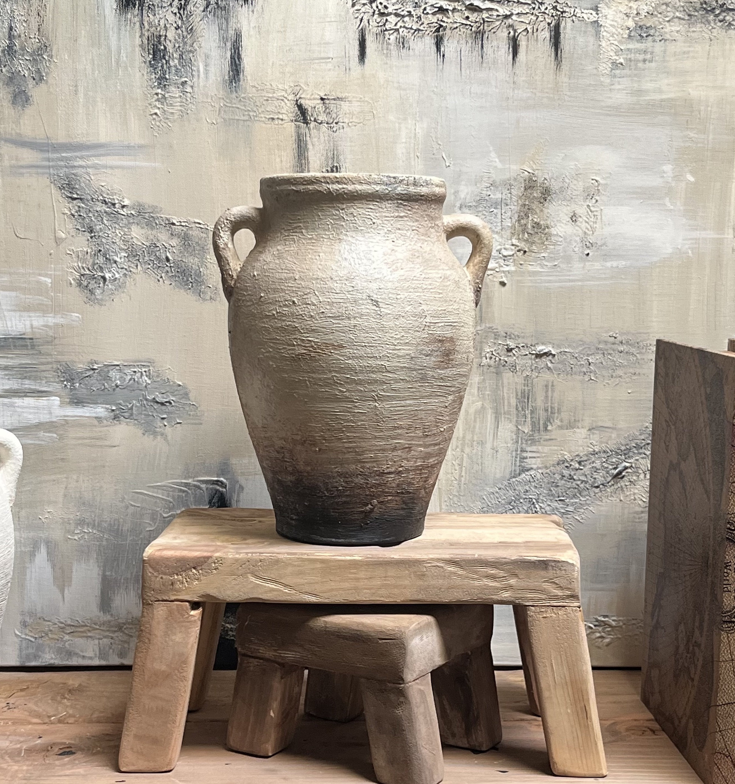 Modern Stone Textured Brownvase - Etsy