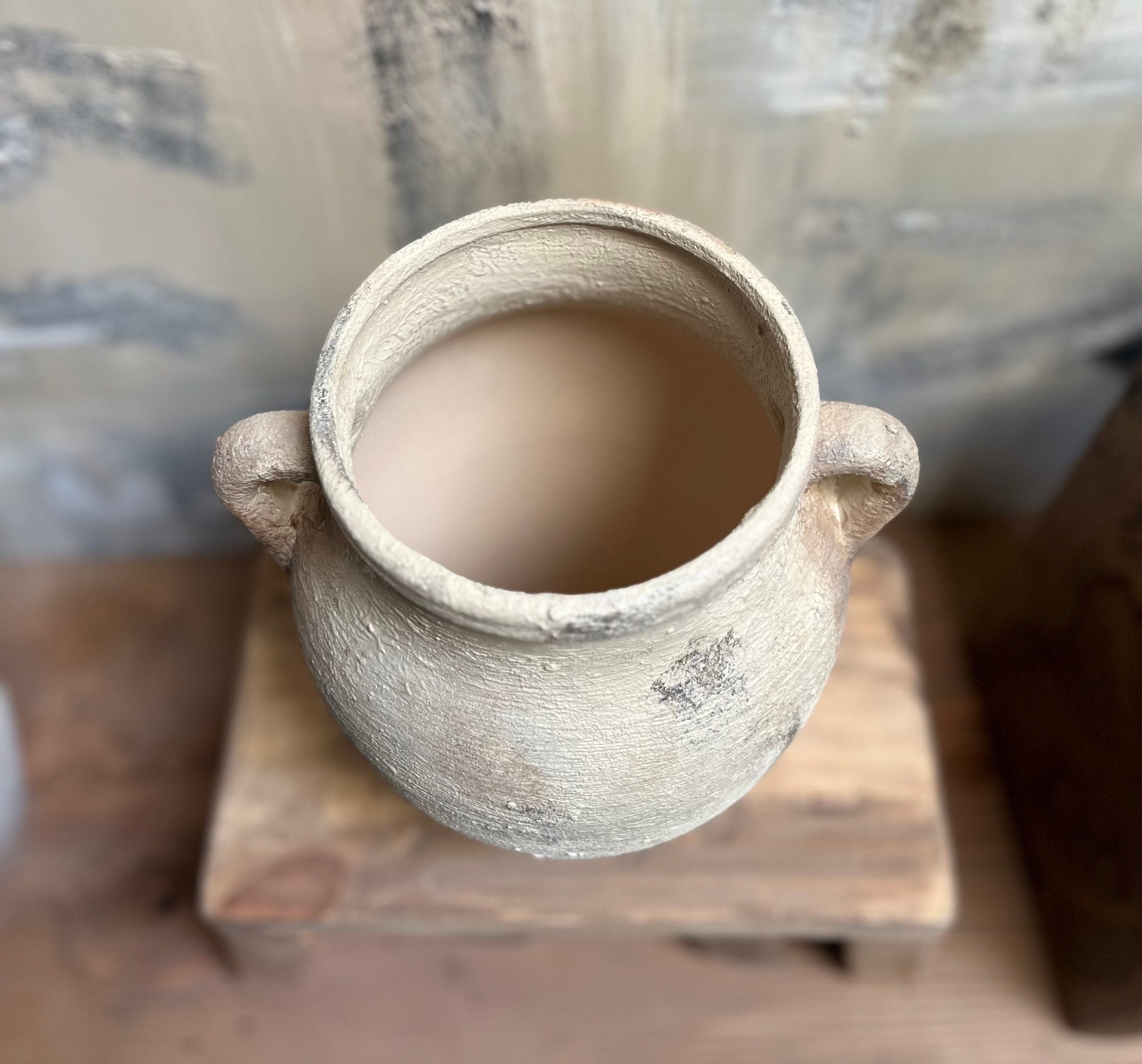 Modern Stone Textured Brownvase - Etsy