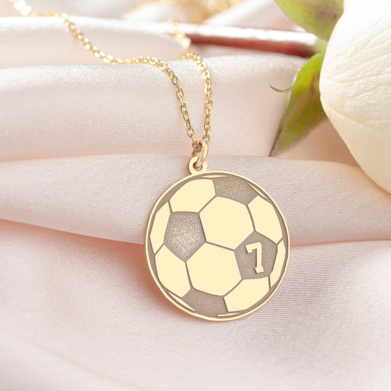 Soccer Necklace - Etsy