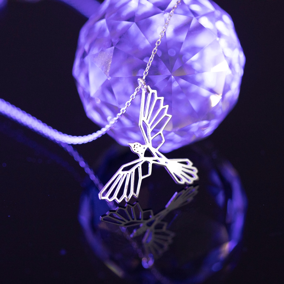 Dainty Phoenix Necklace, Dragon Pendant, Phoenix Charm, Phoenix Rising ...