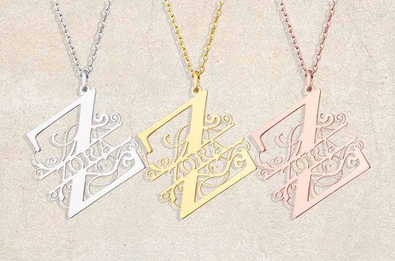 Personalized Sterling Silver Name Necklace, Handmade Jewelry - Etsy ...