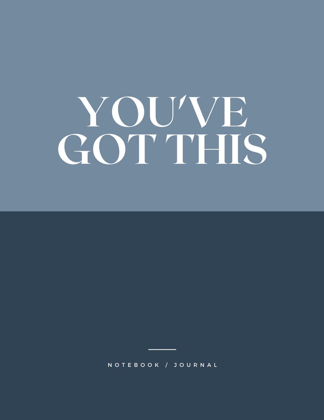 You've Got This Lined Journal – Daily Notes Notebook (digital Download ...