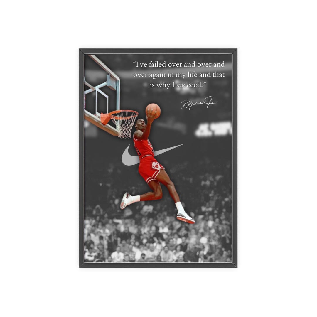 Michael Jordan Poster, Jordan Print, Basketball Poster, Basketball Wall ...