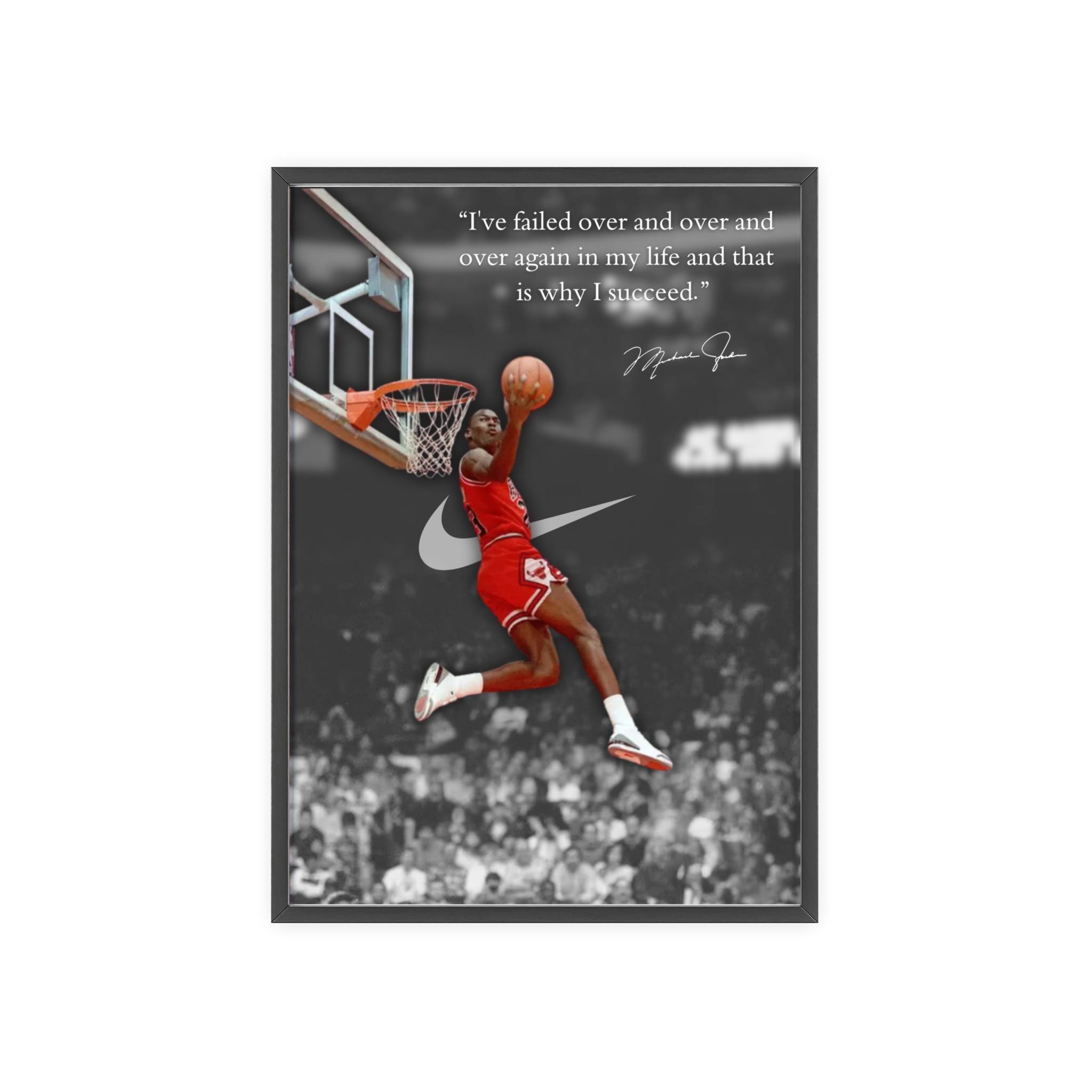 Michael Jordan Poster, Jordan Print, Basketball Poster, Basketball Wall ...