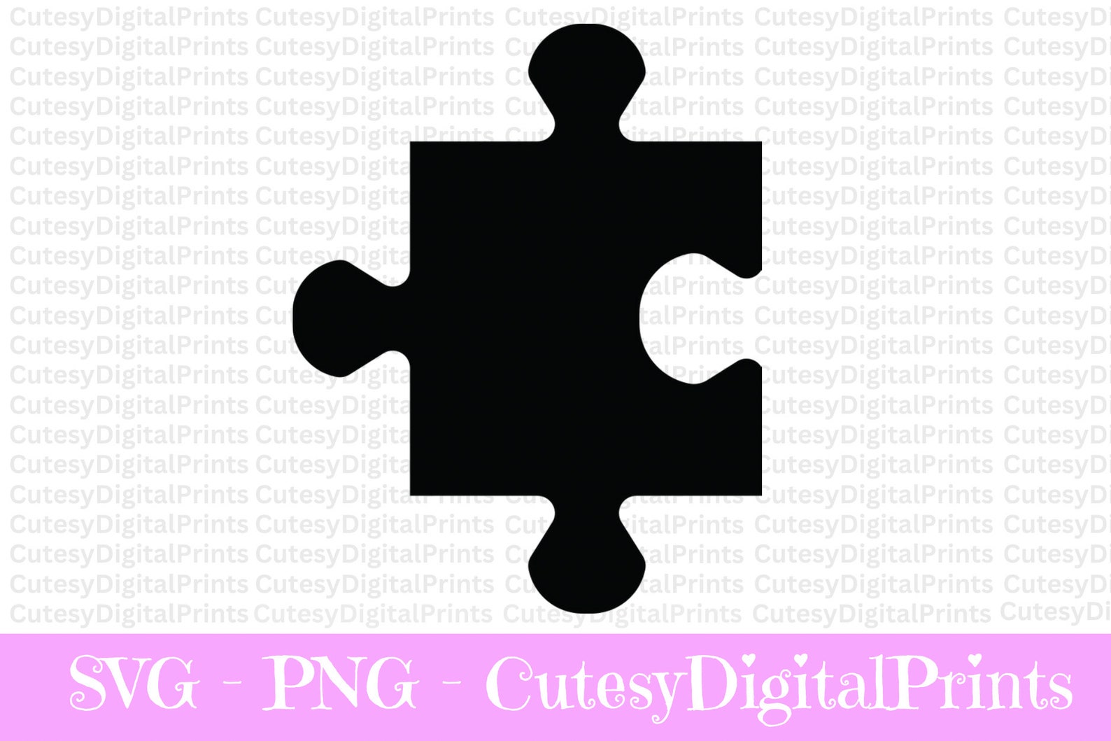 Puzzle Piece SVG, Puzzle Piece Clipart, Puzzle Piece Cut File for ...