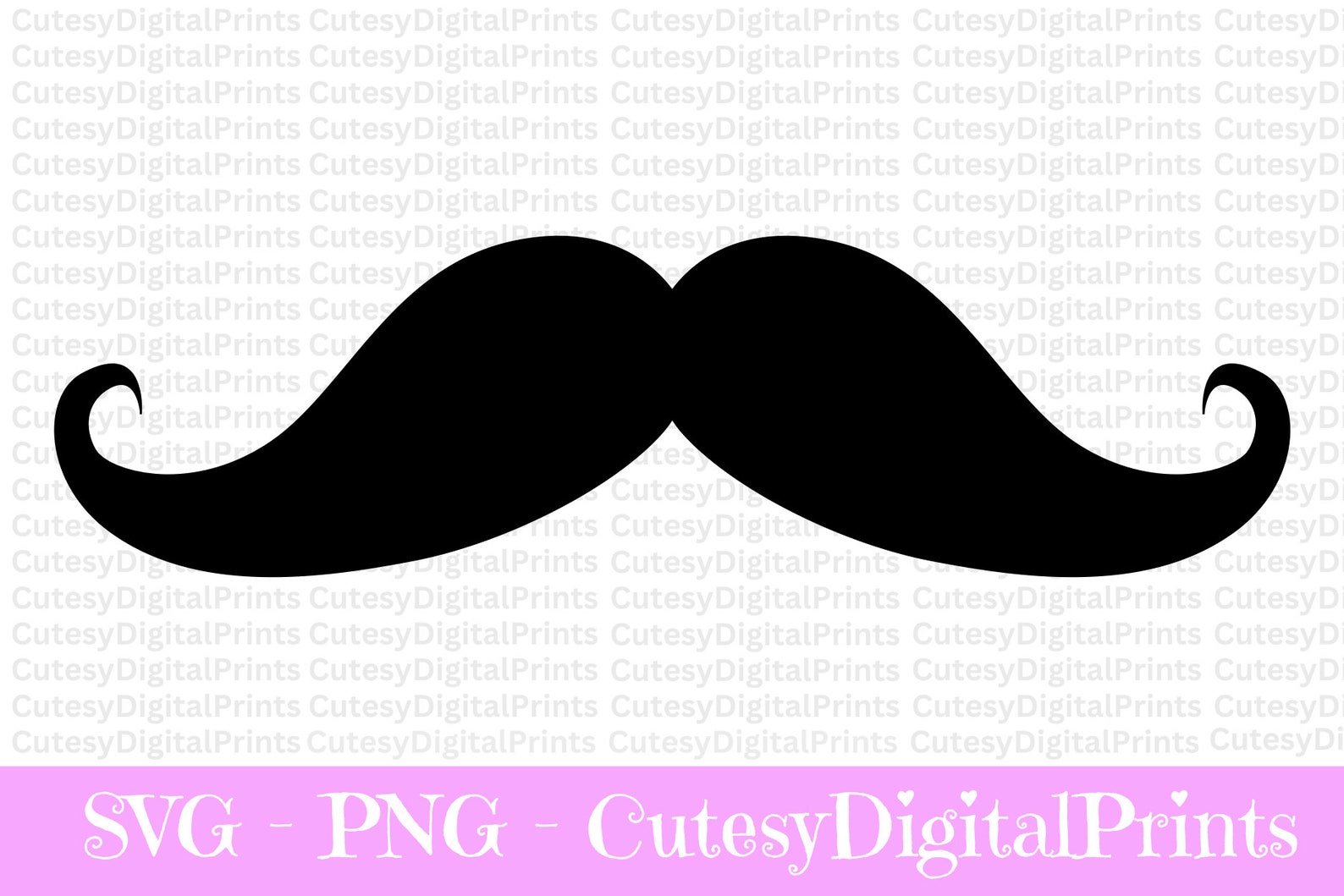 Mustache Svg, Mustache Clipart, Moustache Svg File, Mustache Vector ...