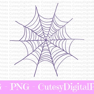Purple Spiderweb SVG, Spider Web Cut Files, Halloween Spider Webs SVG ...
